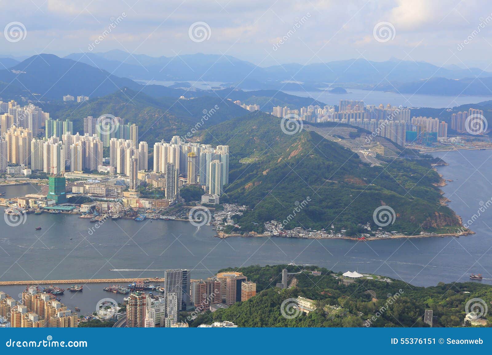 Mount Parker View of East Kowloon Stock Image - Image of shau, mount ...
