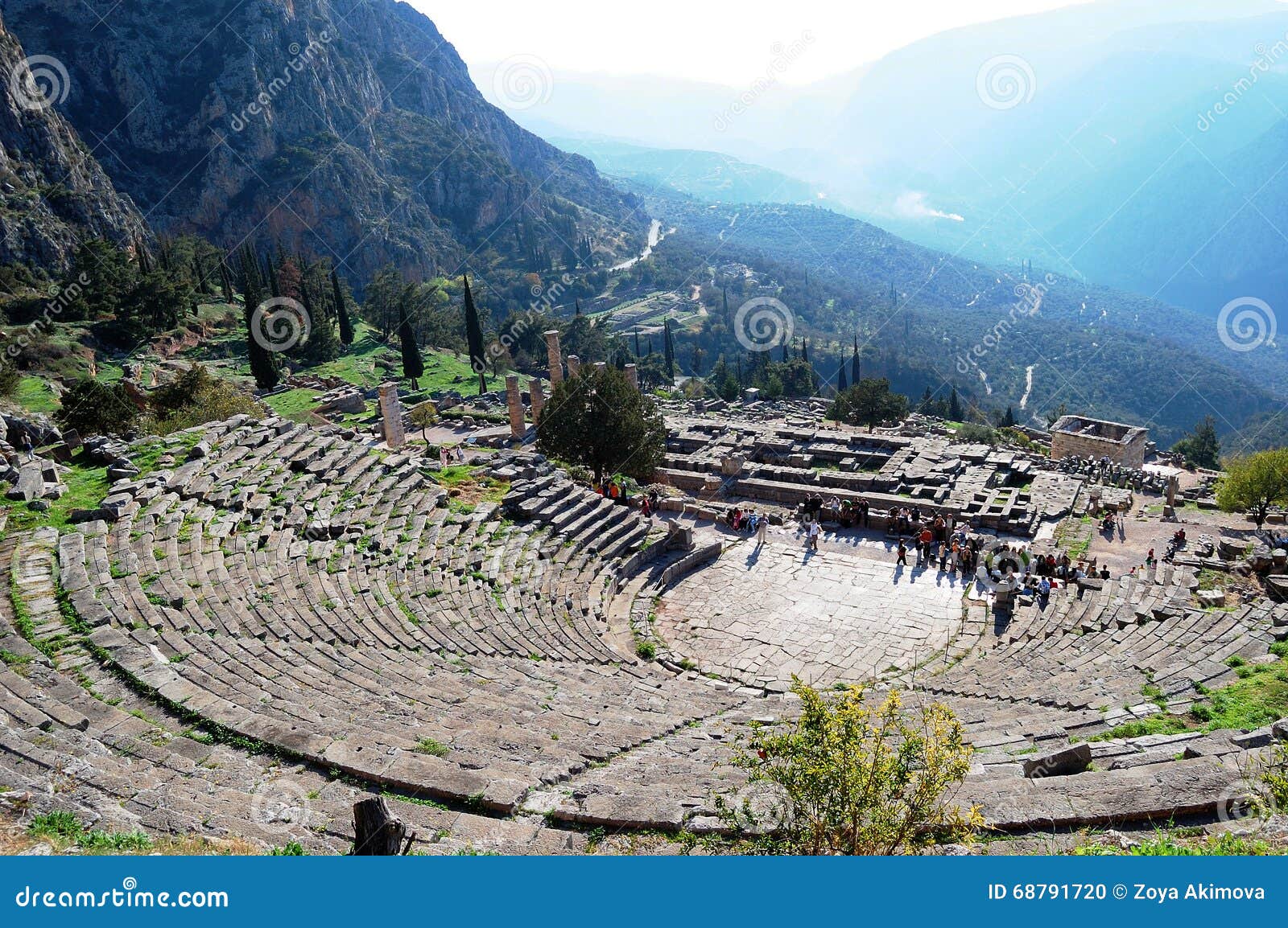 Mount Parnassus, Greece stock photo. Image of memories - 68791720