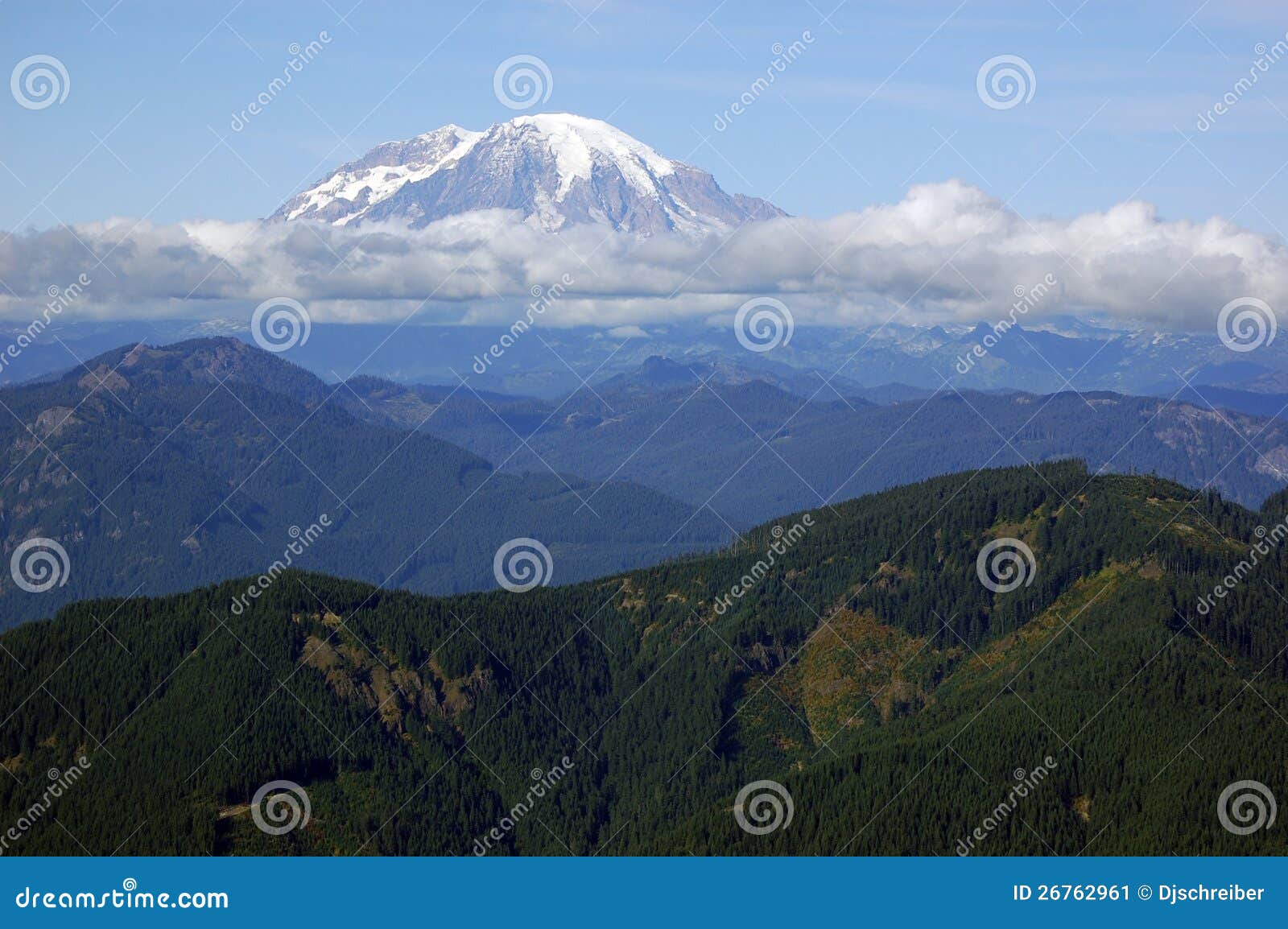 Mount Rainier stock image. Image of volcano, rock, high - 26762961