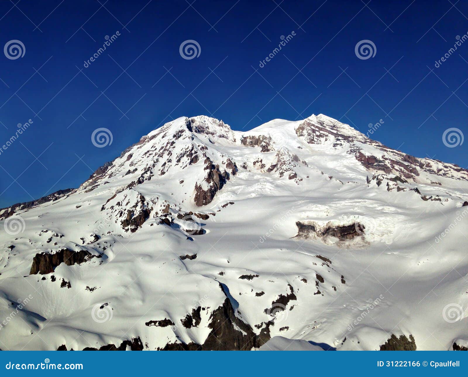 Mount Ranier stock photo. Image of snow, rocky, mount - 31222166