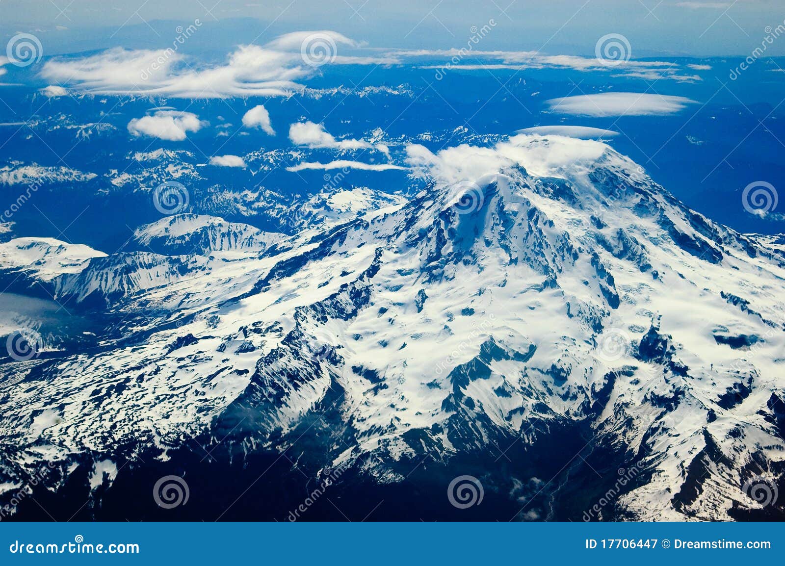 Mount Ranier, Washington stock image. Image of mount - 17706447