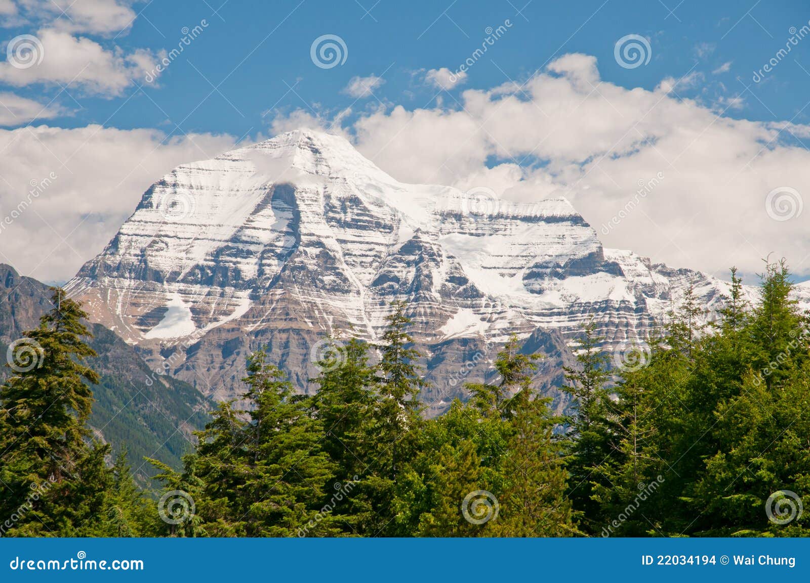 Mount Robson stock photo. Image of scenic, natural, texture - 22034194