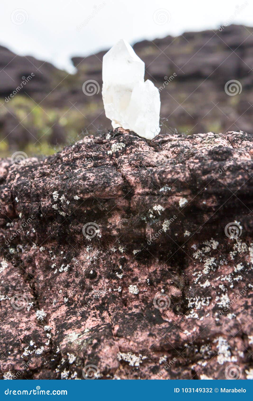 Mount Roraima Crystal stock photo. Image of landscape - 103149332