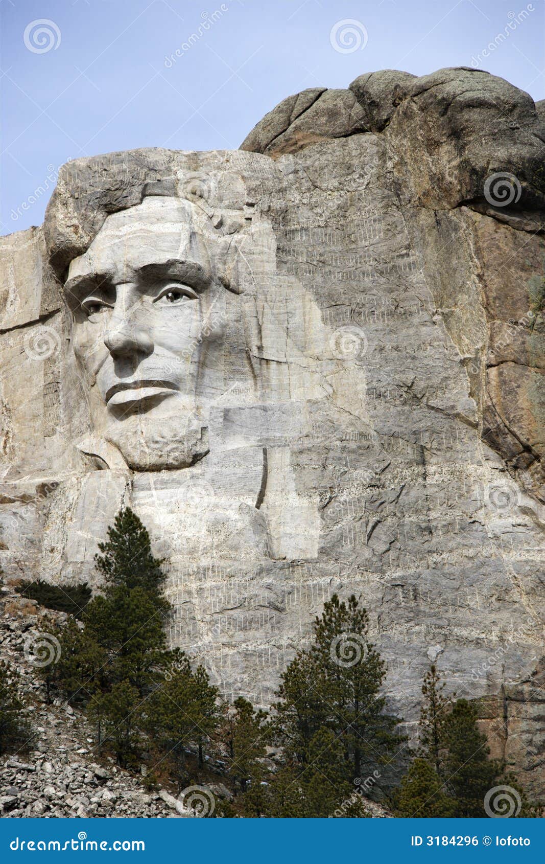 Mount Rushmore Monument. stock photo. Image of granite - 3184296