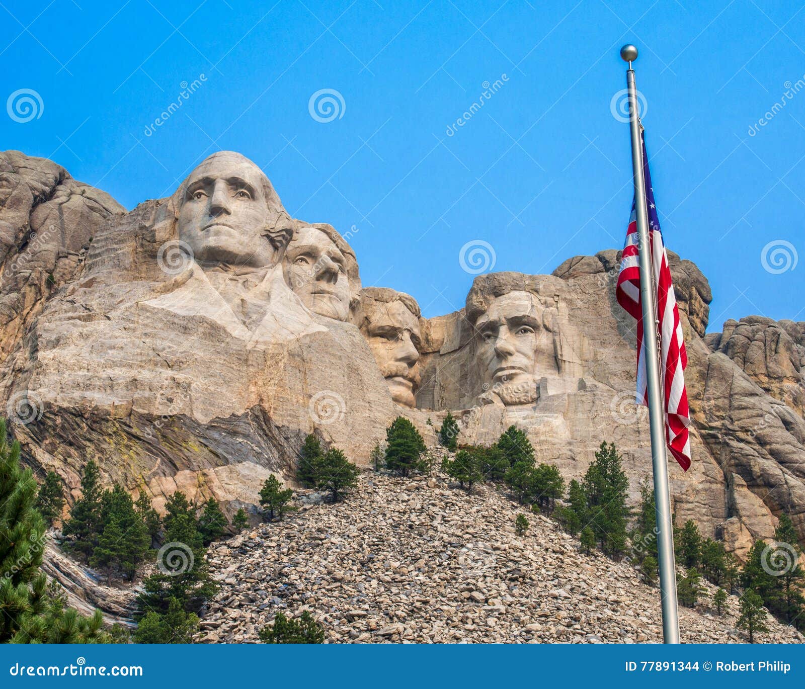 Mount Rushmore National Memorial Sculpture Editorial Stock Image ...