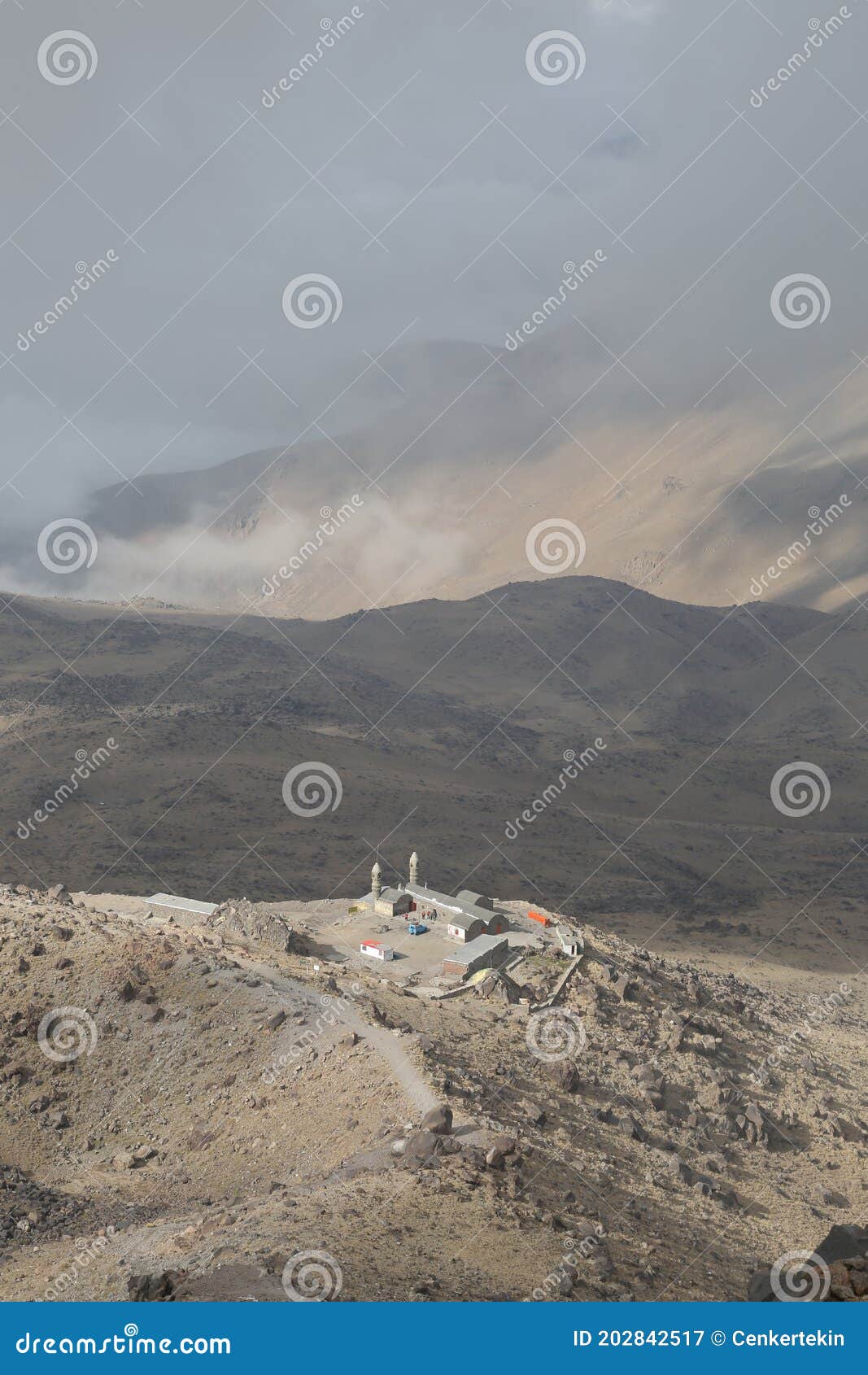 Mount Savalan Mountainside and Savalan Sabalan Mountain House Stock ...
