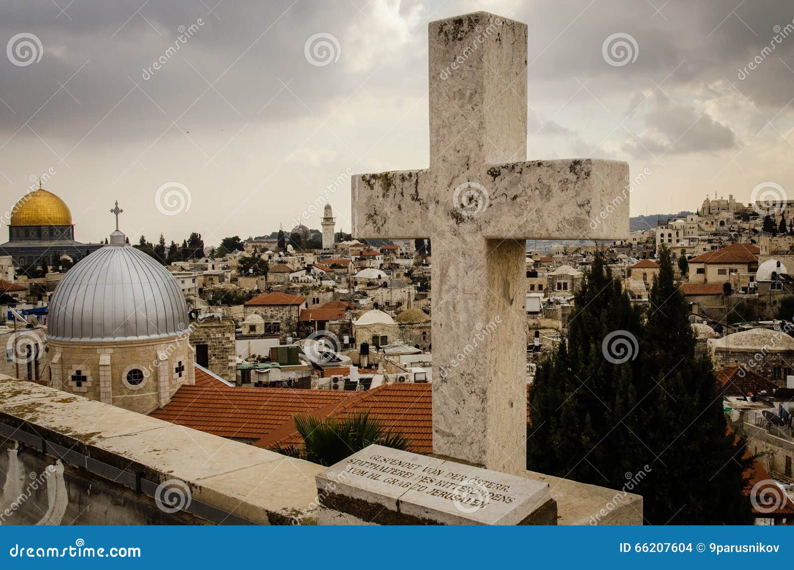 From Mount Scopus, Jerusalem, Holy Land Stock Photo - Image of city ...