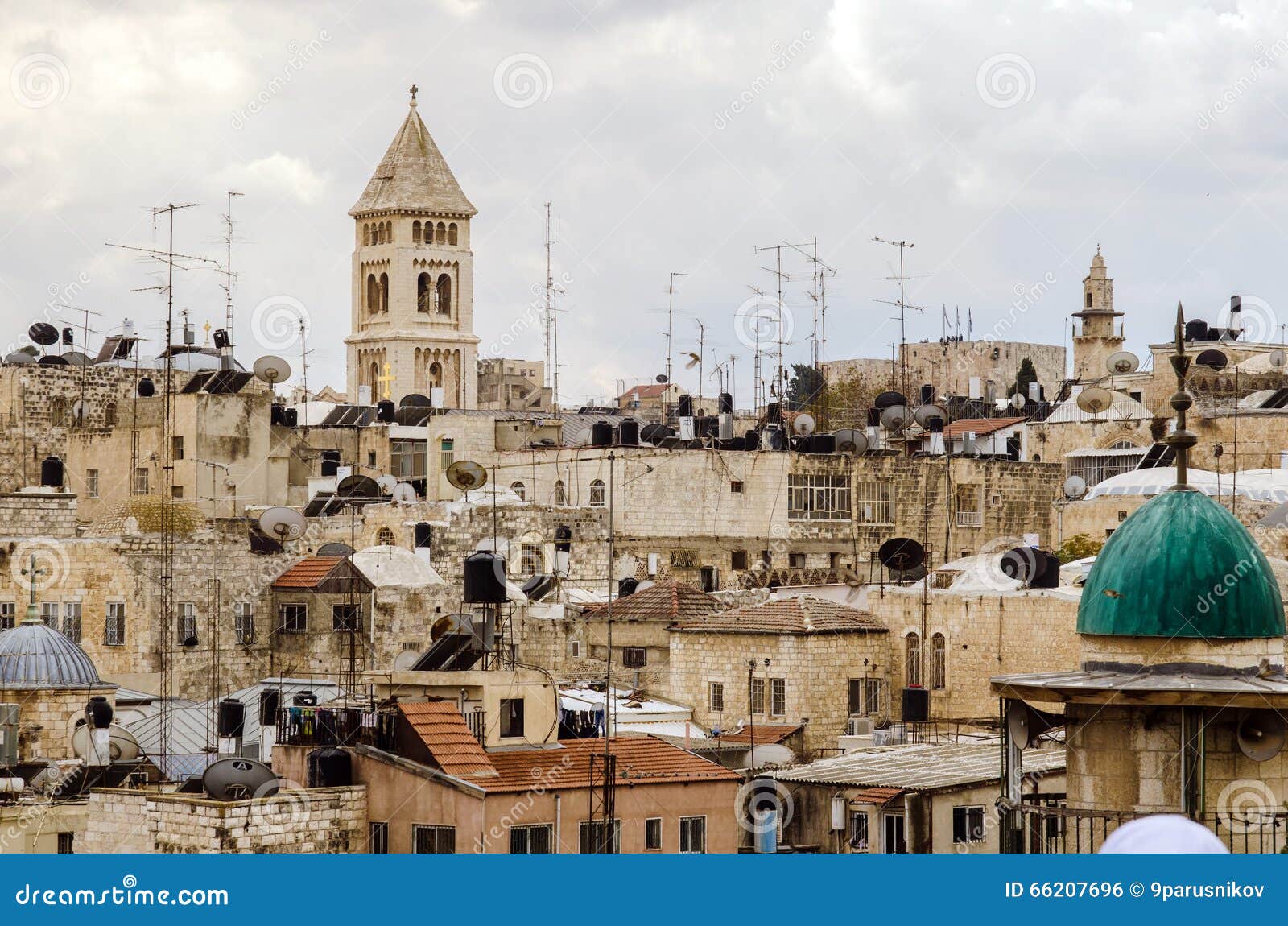 From Mount Scopus, Jerusalem, Holy Land Stock Photo - Image of land ...