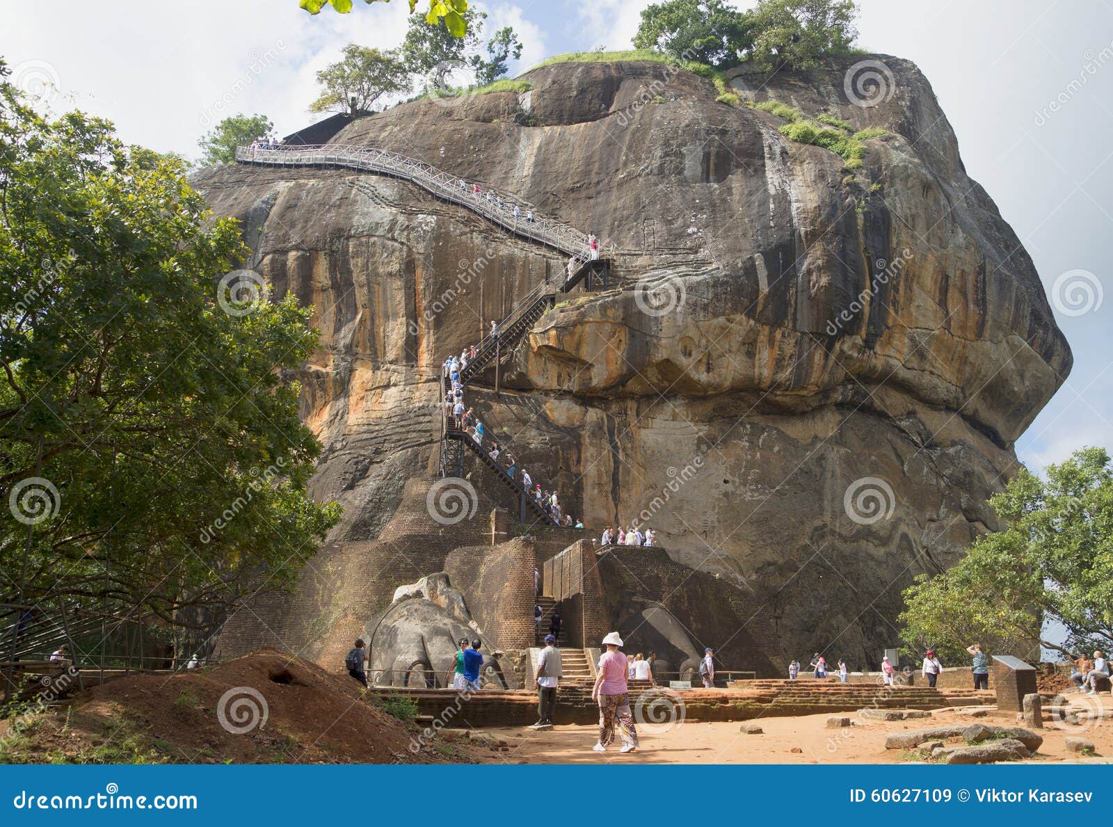 Mount Sigiriya, View from the Terrace. Sri Lanka Editorial Stock Image ...