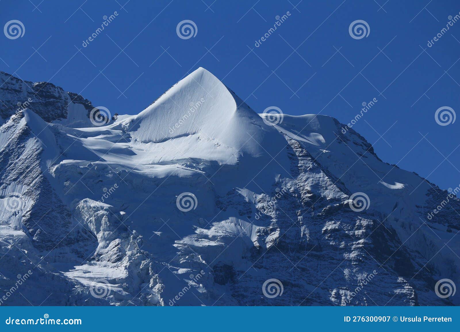Mount Silberhorn, Switzerland Stock Image - Image of grindelwald, alps ...