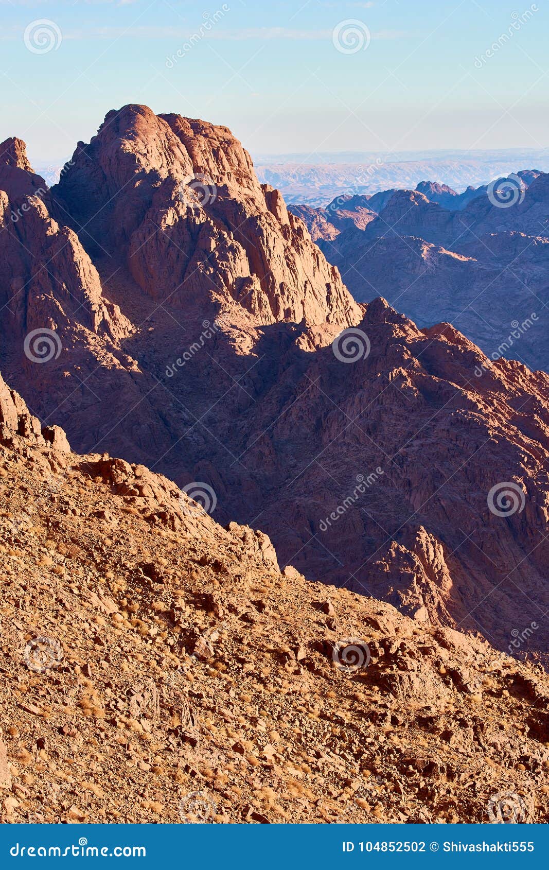 Mountain Sinai stock photo. Image of egypt, sinai, holy - 104852502