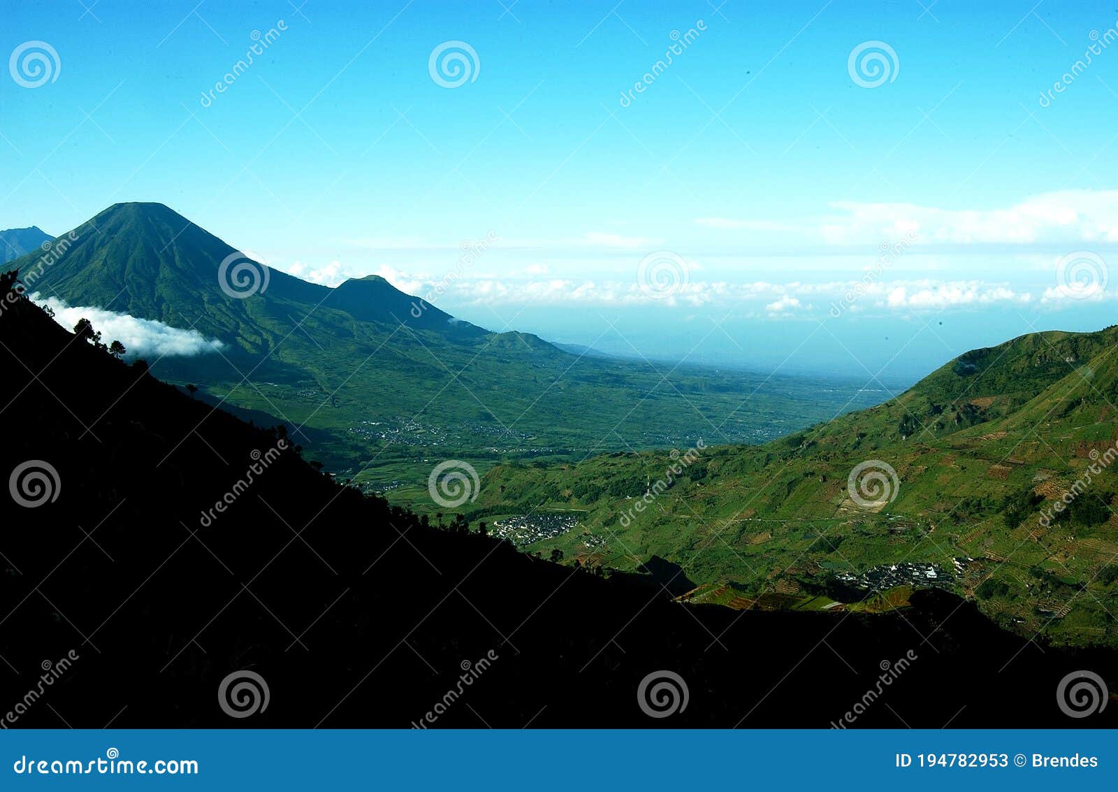 Mount Sindoro stock image. Image of 2590, java, highland - 194782953