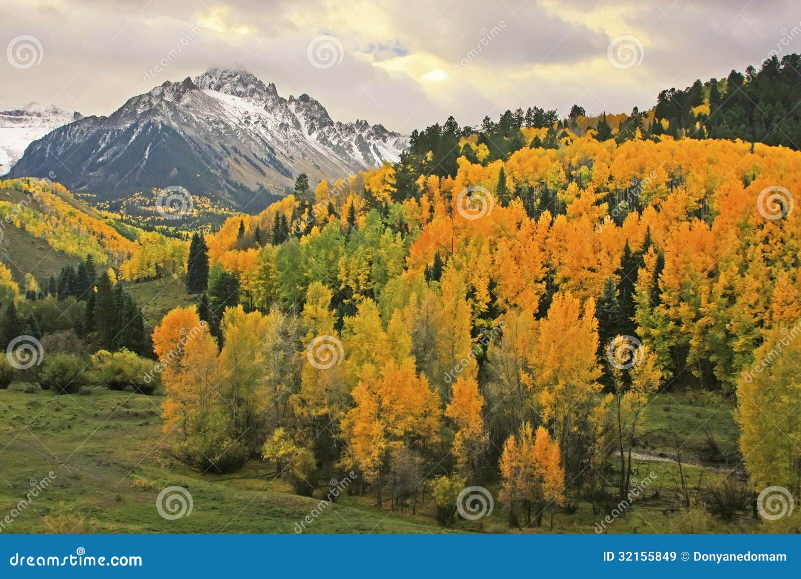 Mount Sneffels Range, Colorado Stock Image - Image of country, peak ...