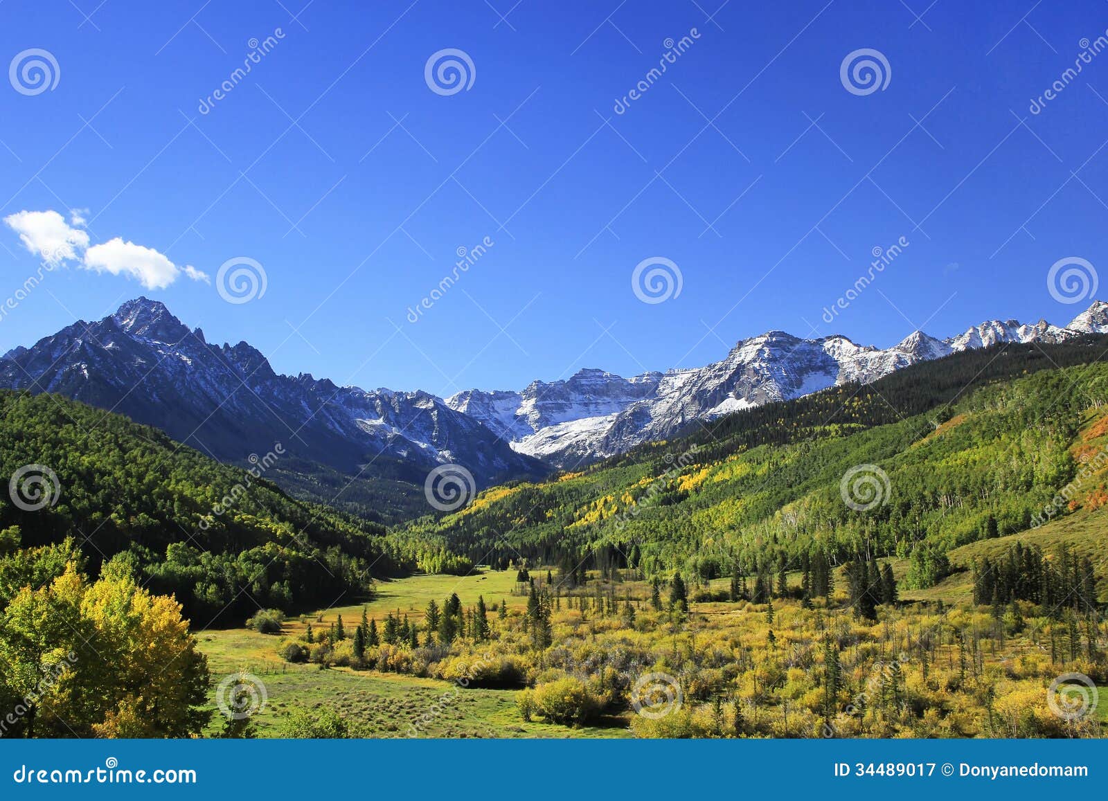 Mount Sneffels Range, Colorado Stock Image - Image of back, american ...