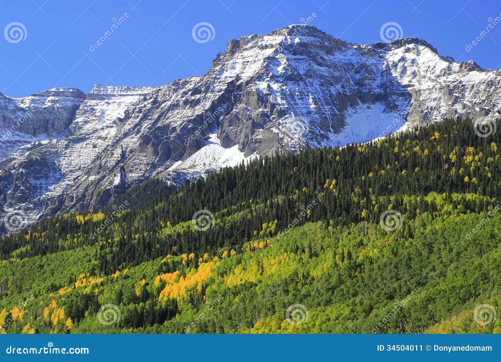 Mount Sneffels Range, Colorado Stock Image - Image of juan, ouray: 34504011