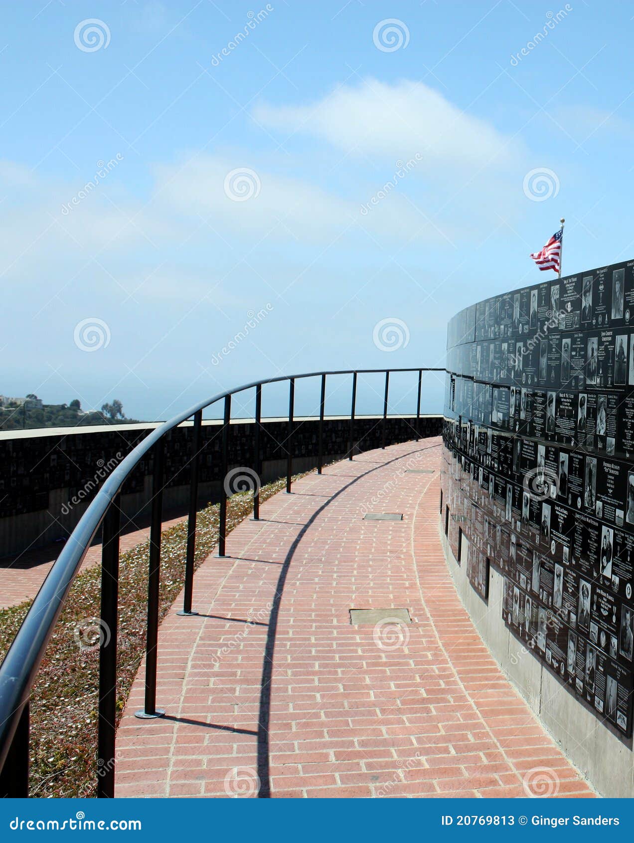 Mount Soledad Cross Memorial Wall Editorial Stock Photo - Image of ...