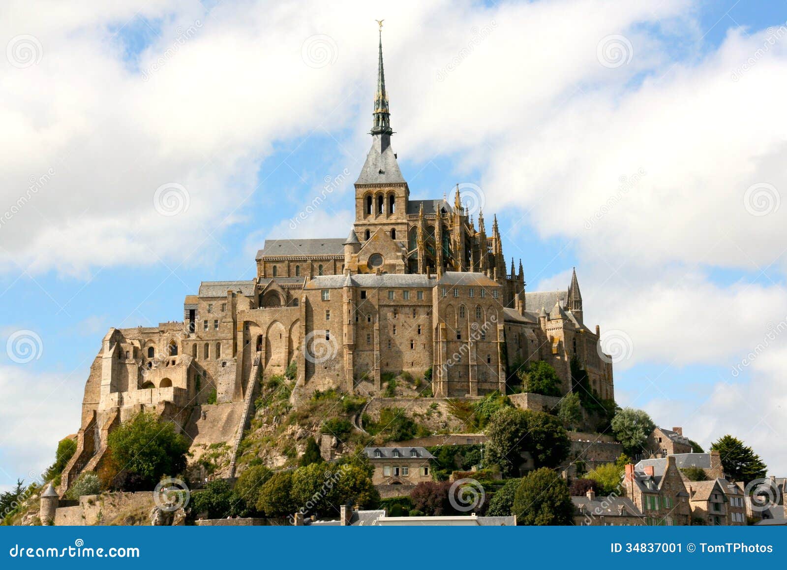 Mount St Michael - Normandy -France Stock Image - Image of ...