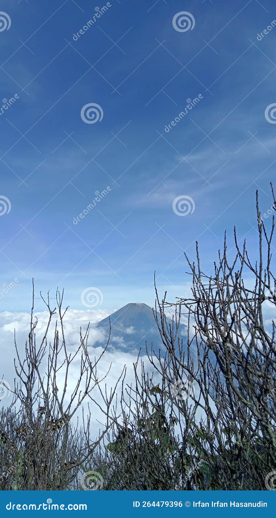 Mount Sumbing 3371 stock photo. Image of sunlight, wind - 264479396