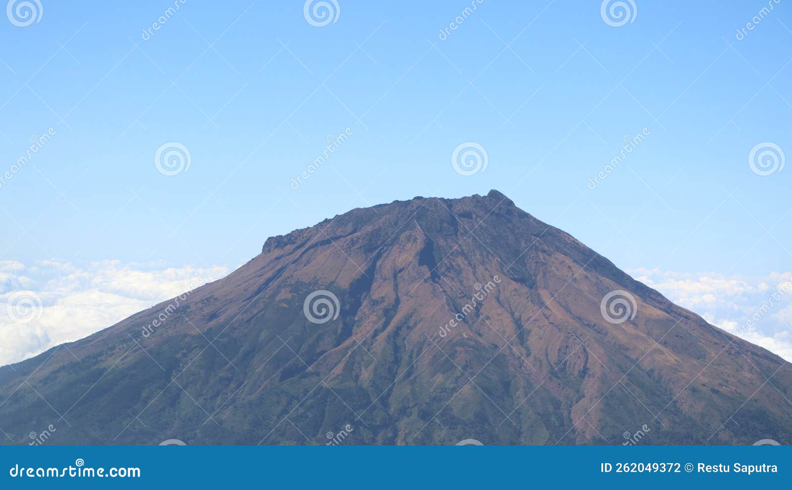 Mount Sumbing is Central Java 3371mdpl Stock Photo - Image of summit ...