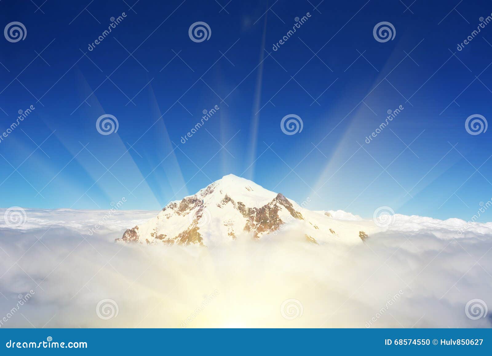 Mount Summit stock photo. Image of blue, hike, glacier - 68574550