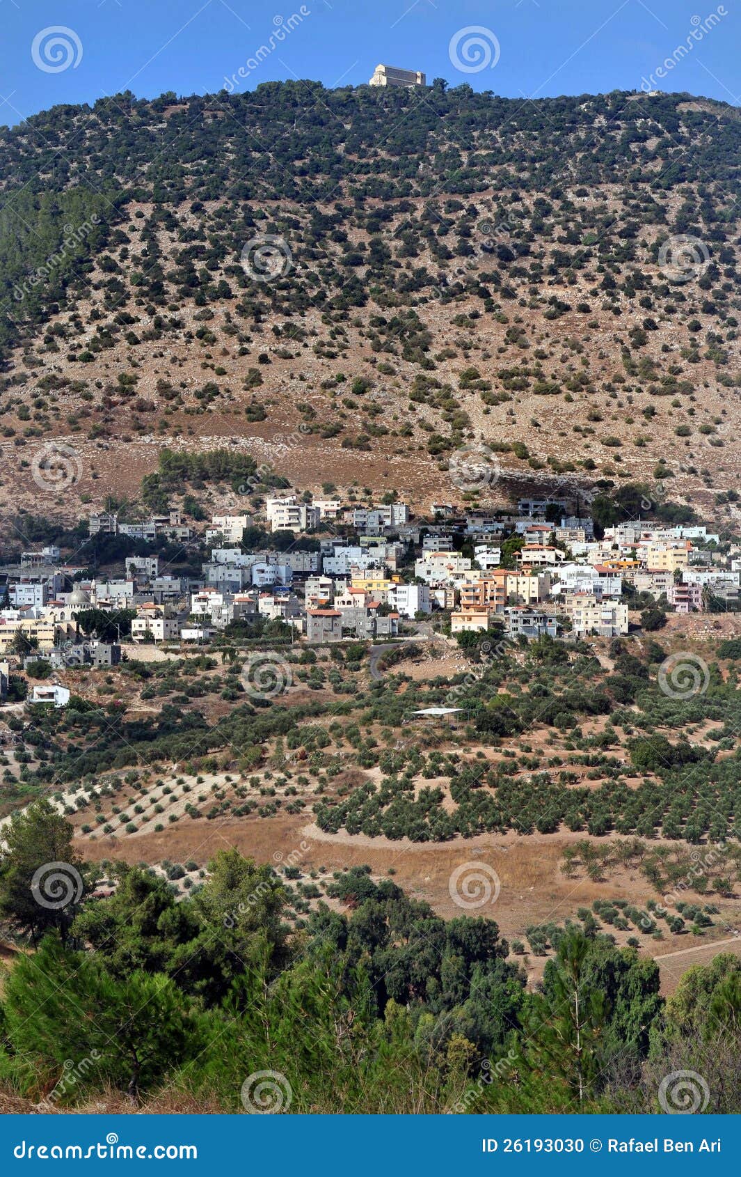 Mount Tabor stock photo. Image of historic, holy, tabor - 26193030