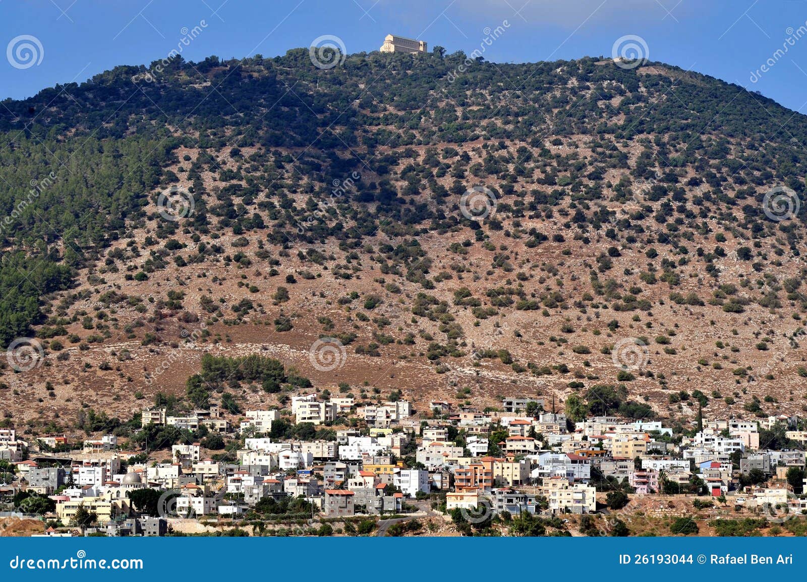 Mount Tabor stock photo. Image of historic, christianity - 26193044