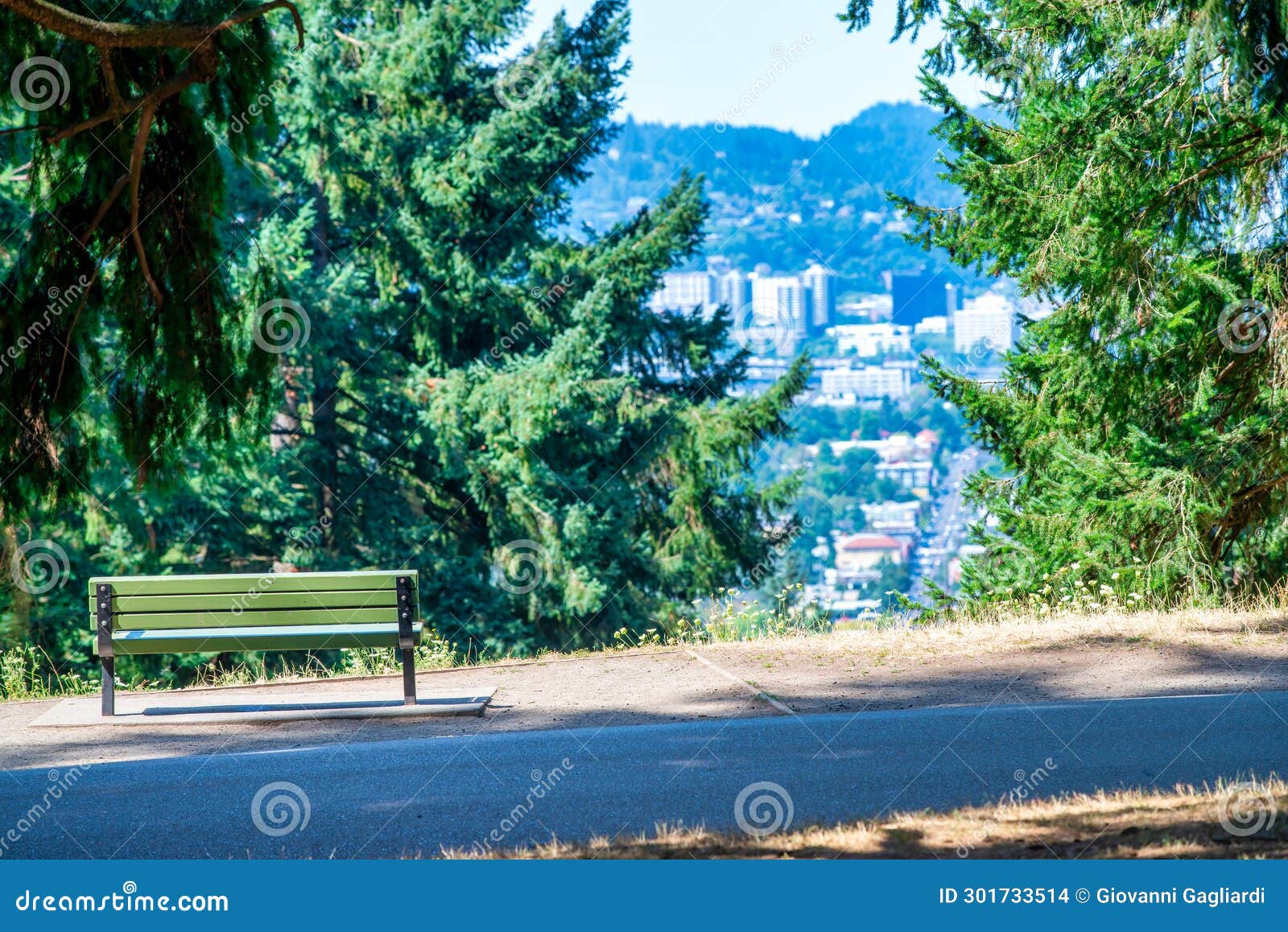Mount Tabor Park in Oregon, USA Stock Photo - Image of season, mountain ...