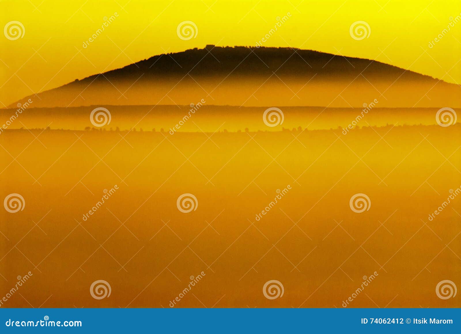 Mount Tabor sunset stock photo. Image of sundown, layers - 74062412