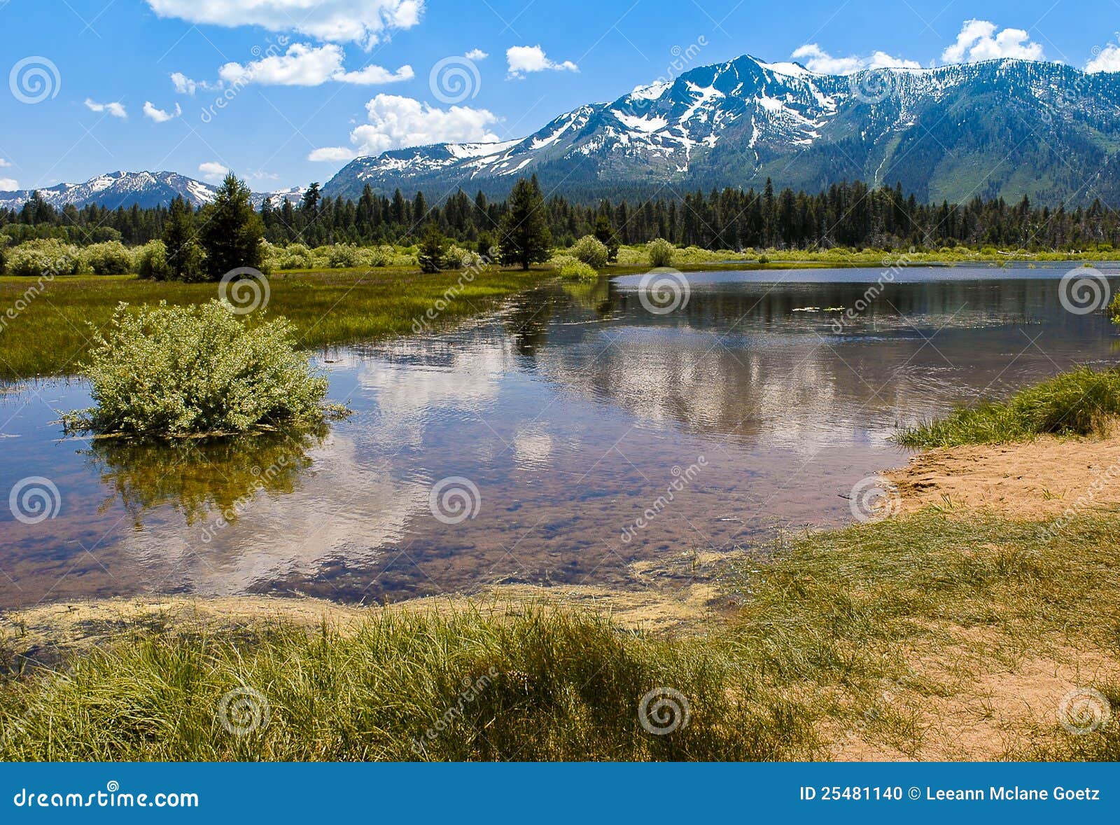 Mount Tallac Reflections Lake Tahoe Stock Photo - Image of wilderness ...