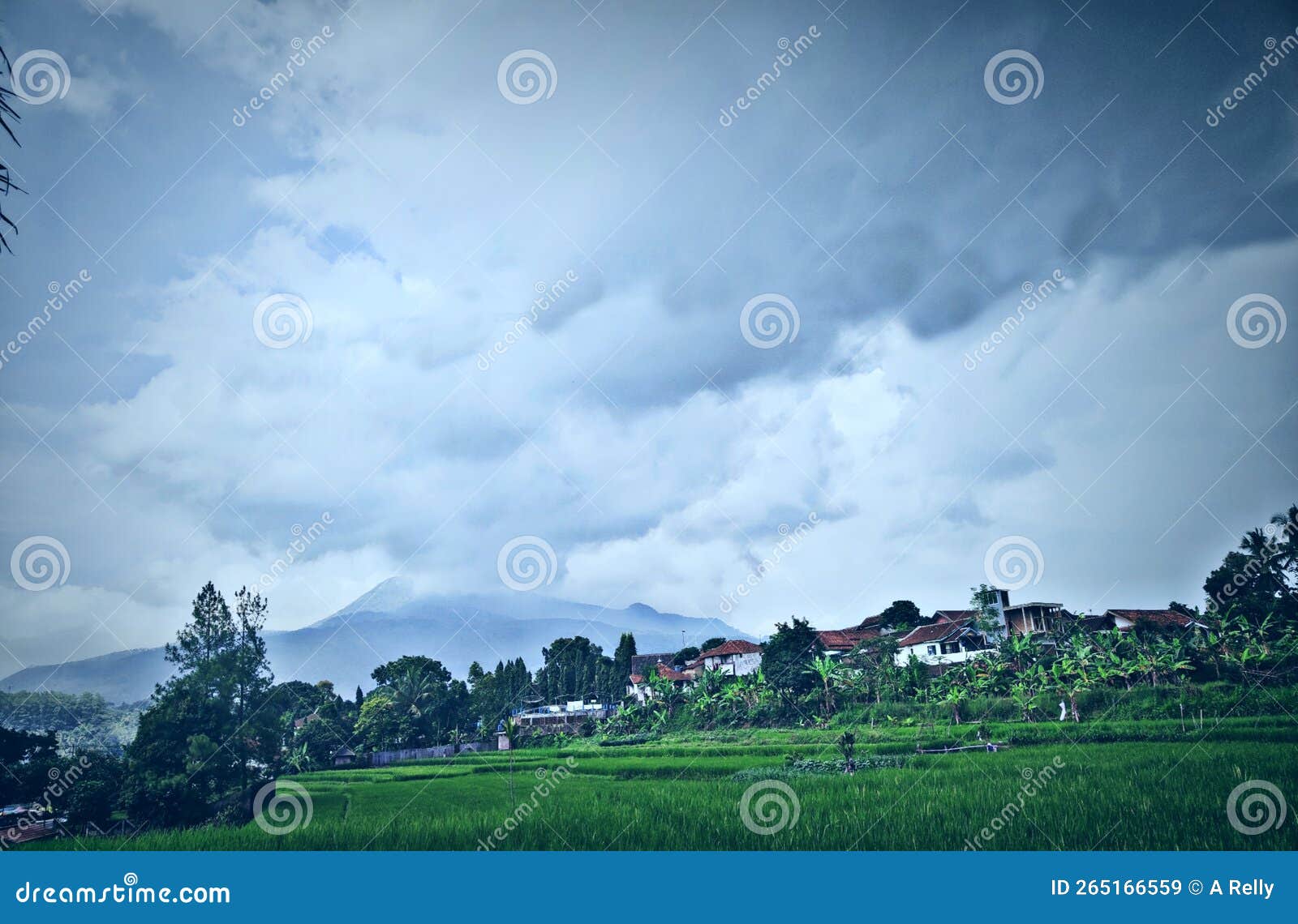 Mount Tampomas is Surrounded by Residential Areas in Sumedang, West ...