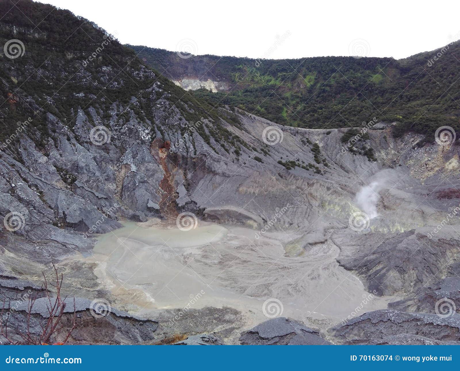 Mount Tangkuban Parahu stock photo. Image of bandung - 70163074