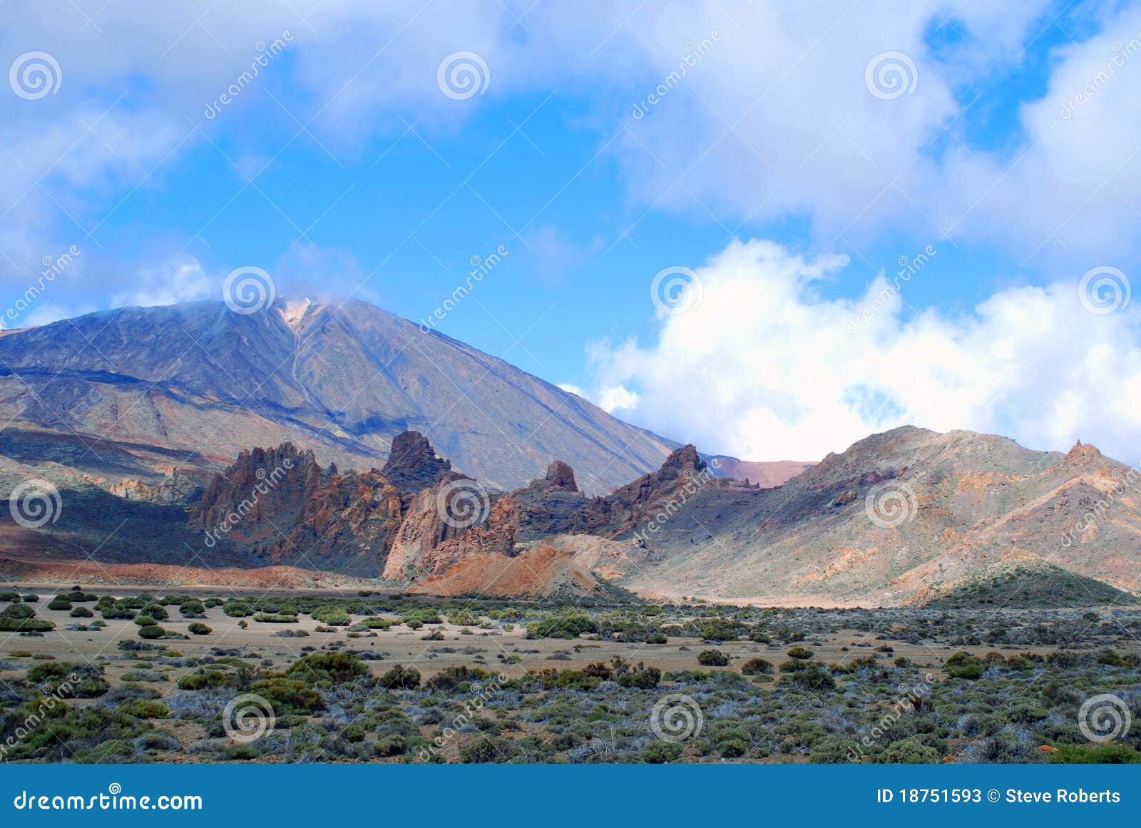 Mount Teide stock image. Image of arid, spanish, geological - 18751593