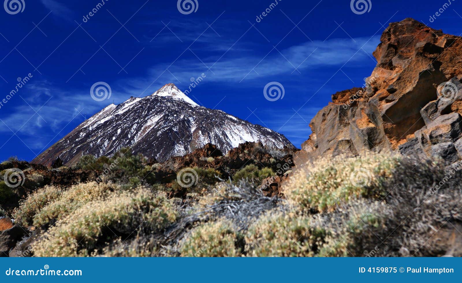 Mount Teide stock image. Image of volcano, peak, islands - 4159875