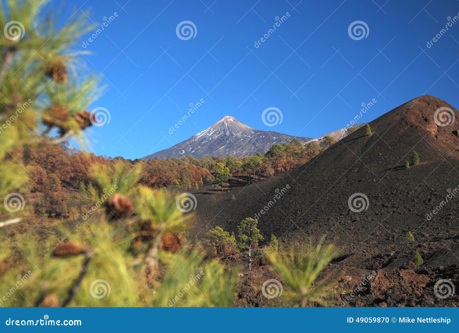 Mount Teide the Volcano on Tenerife Stock Photo - Image of skies, mount ...