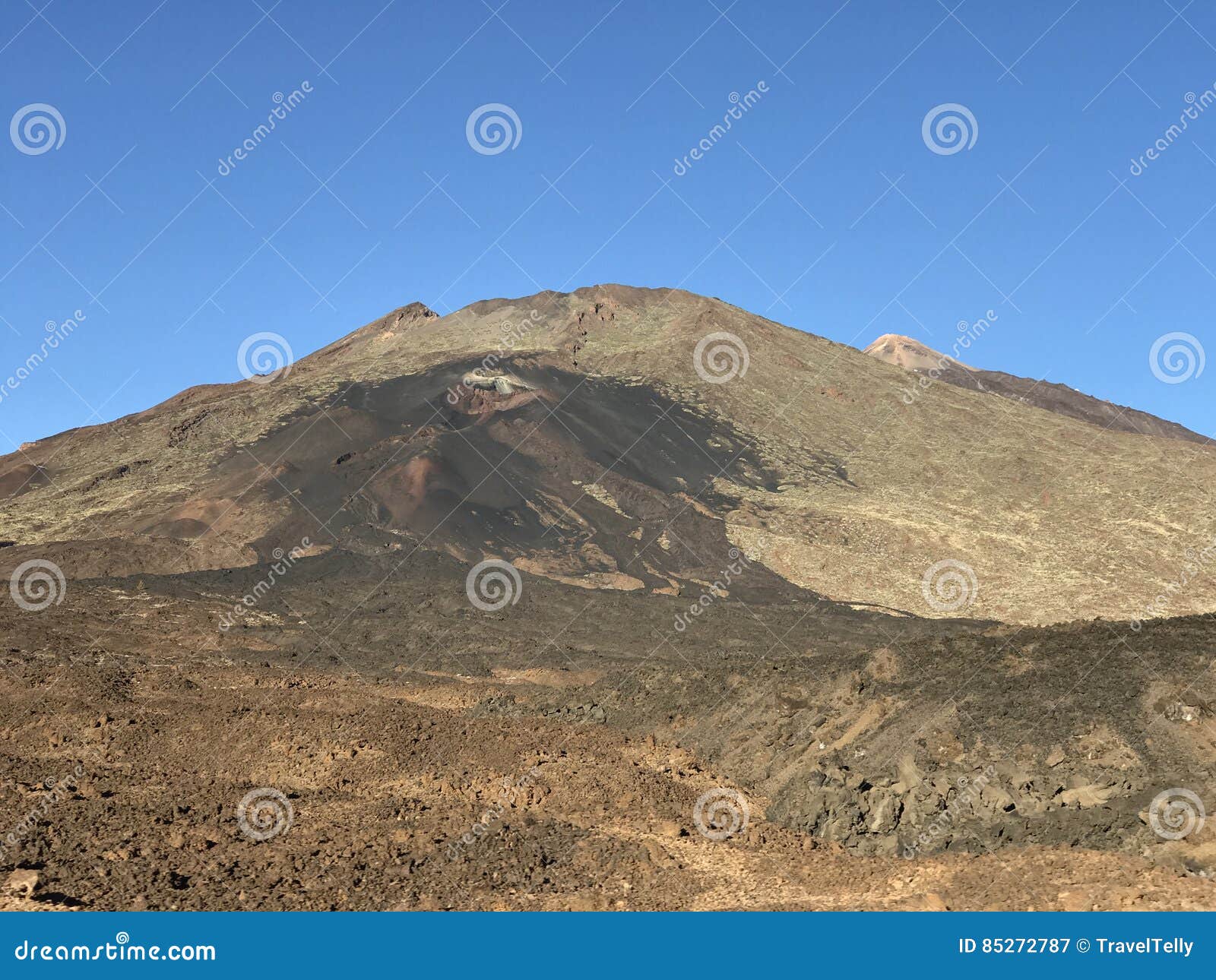 Mount Teide stock image. Image of park, bluesky, canarianislands - 85272787