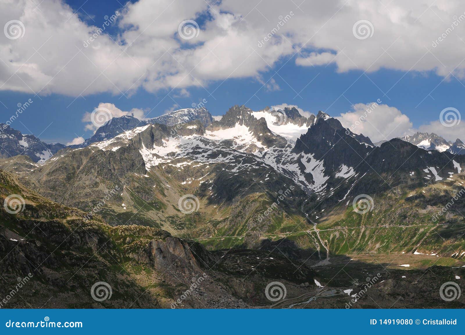 Mount Titlis stock photo. Image of clouds, europe, blue - 14919080
