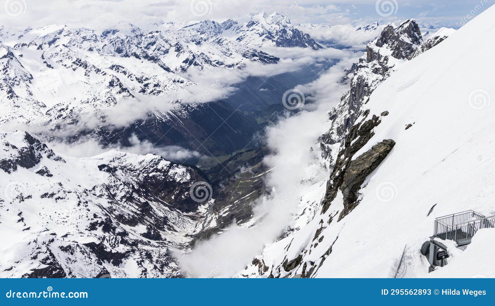 Mount Titlis in Engelberg Switzerland Stock Image - Image of obwalden ...