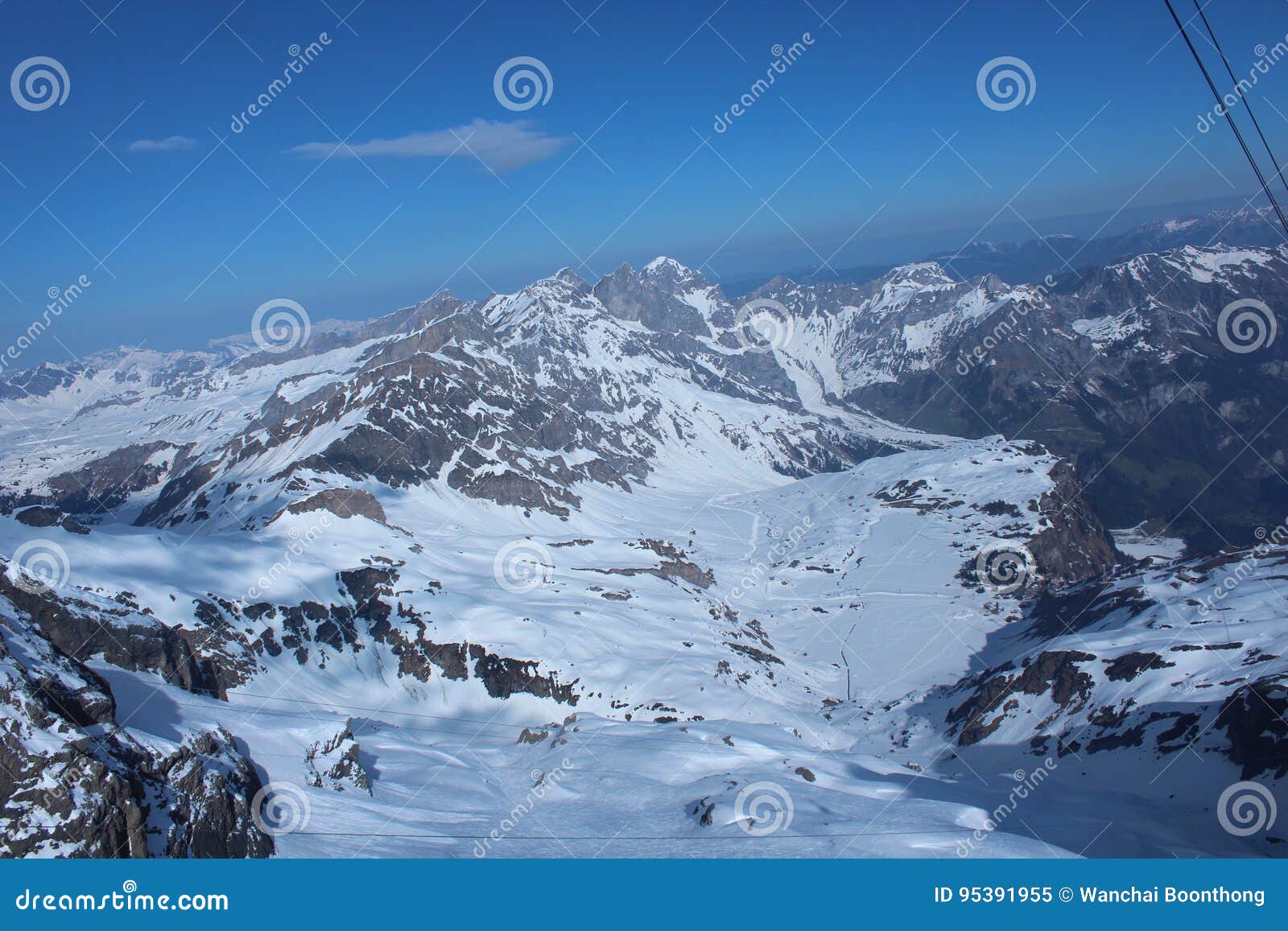 Mount titlis stock image. Image of switzerland, titlis - 95391955