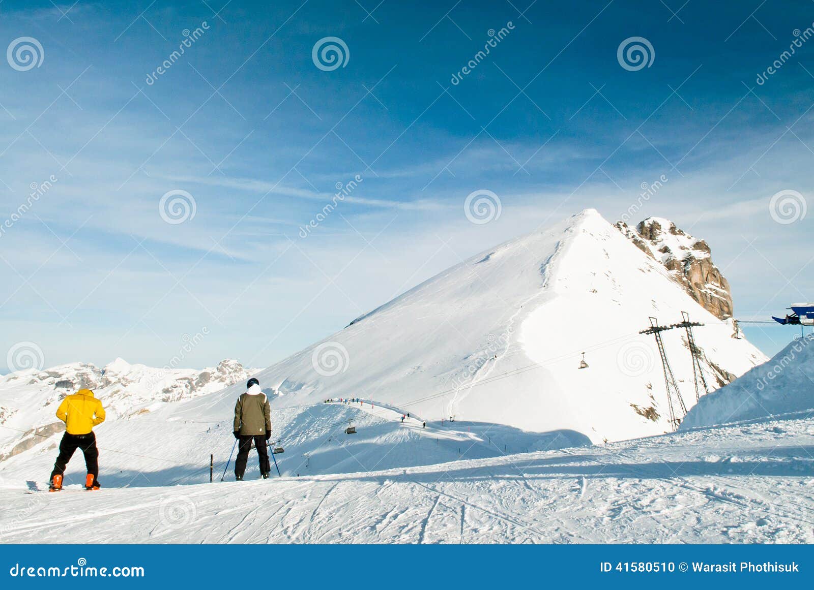 The mount titlis in Swiss stock photo. Image of alps - 41580510