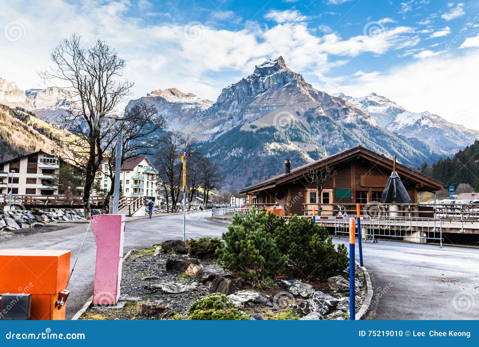 Mount Titlis View during Winter Stock Photo - Image of scenery, white ...