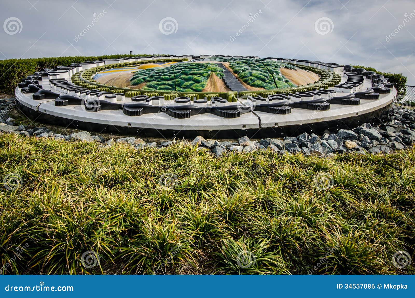 Mount Trashmore Emblem in Virginia Stock Photo - Image of pembroke ...