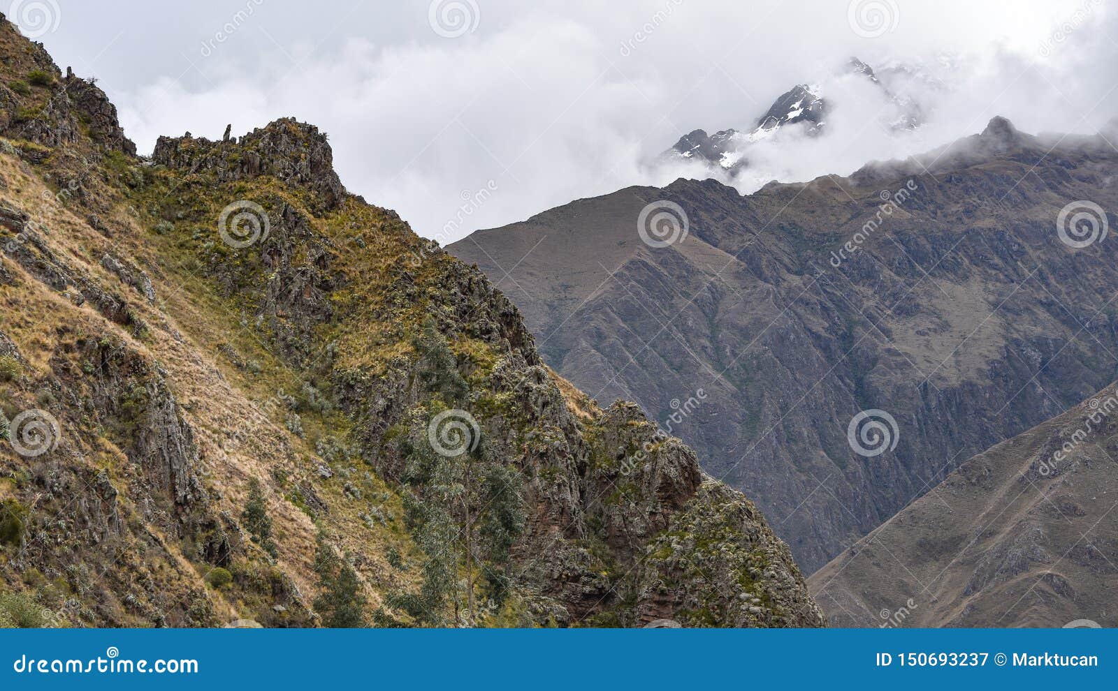 Mount Veronica Over the Sacred Valley of the Incas, Cusco, Peru Stock ...