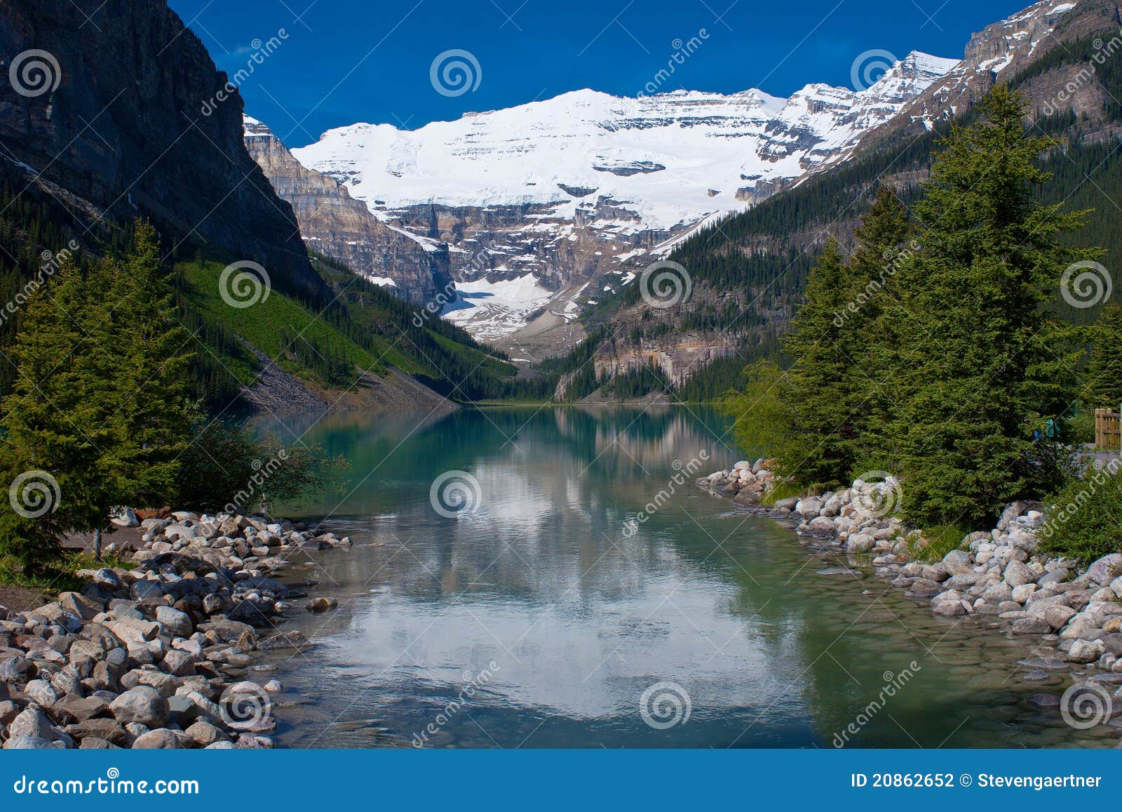 Mount Victoria, Lake Louise Stock Photo - Image of scene, beautiful ...