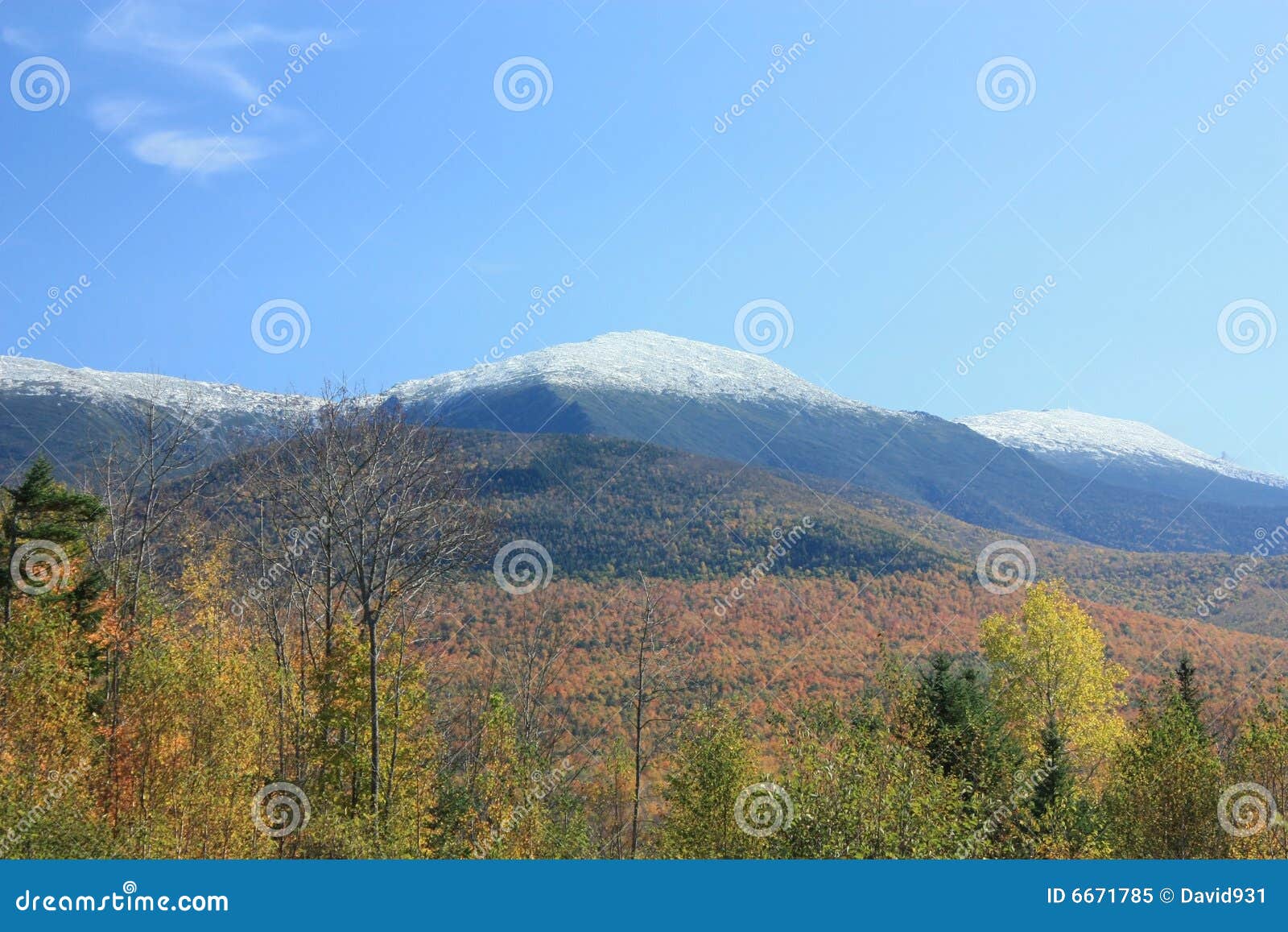 Mount Washington in Fall stock image. Image of vacation - 6671785