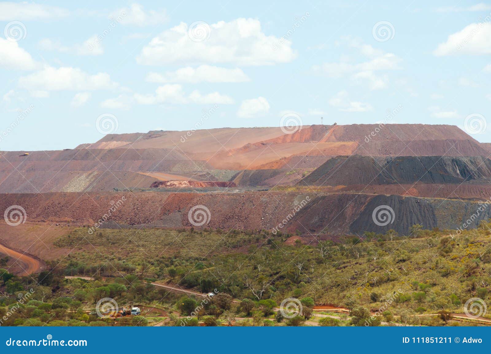 Mount Whaleback stock image. Image of open, australia - 111851211