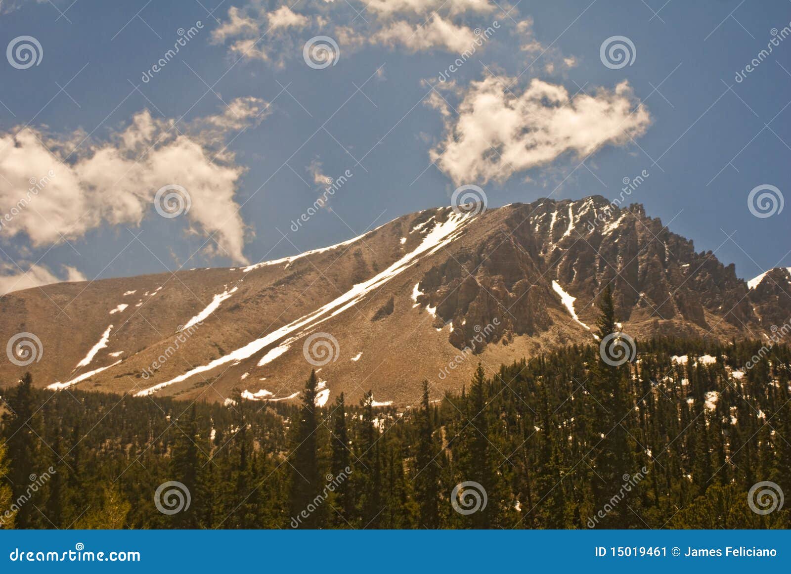 Mount Wheeler in Nevada stock image. Image of great, park - 15019461