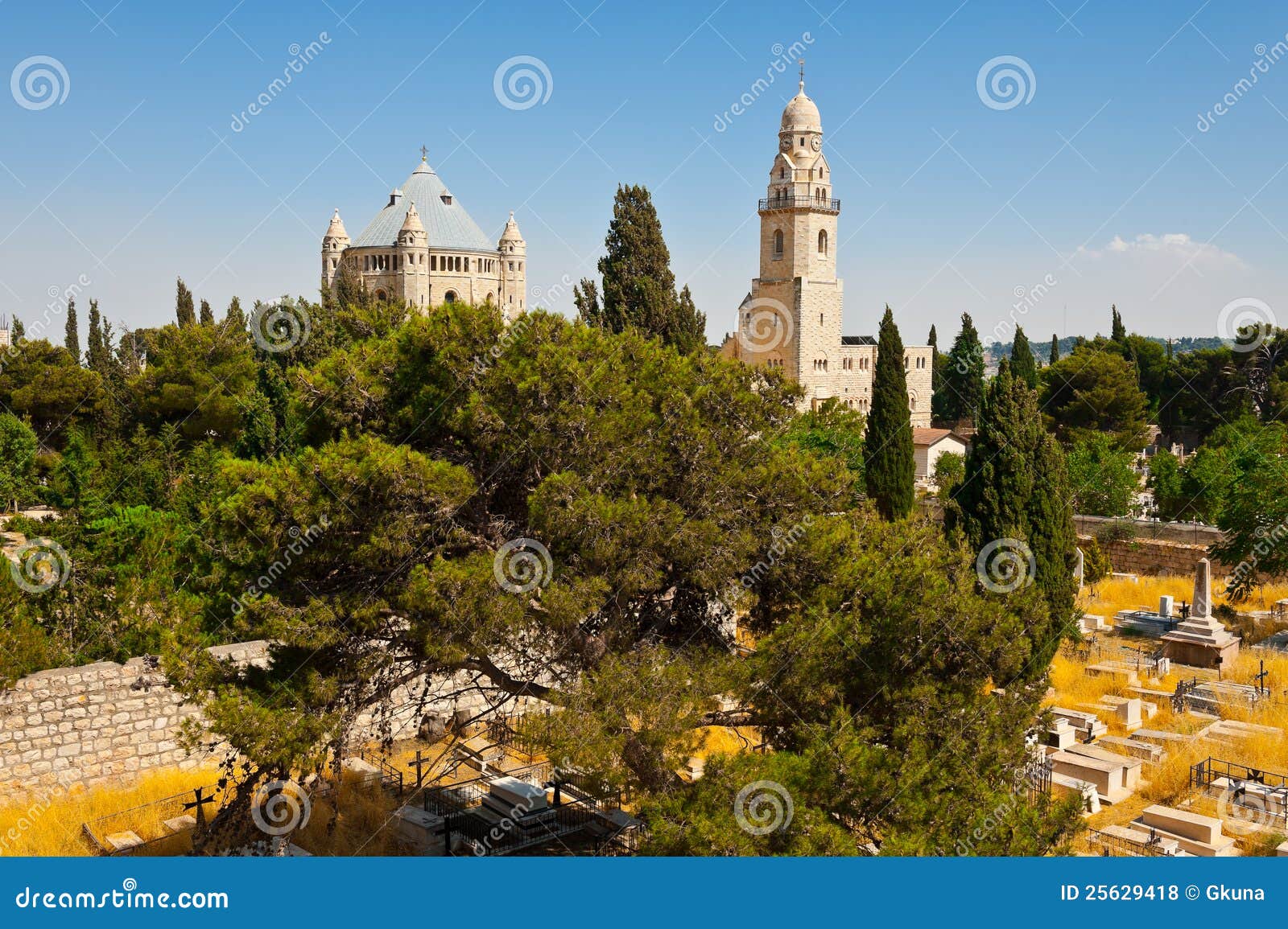 Mount Zion stock photo. Image of israel, middle, blue - 25629418