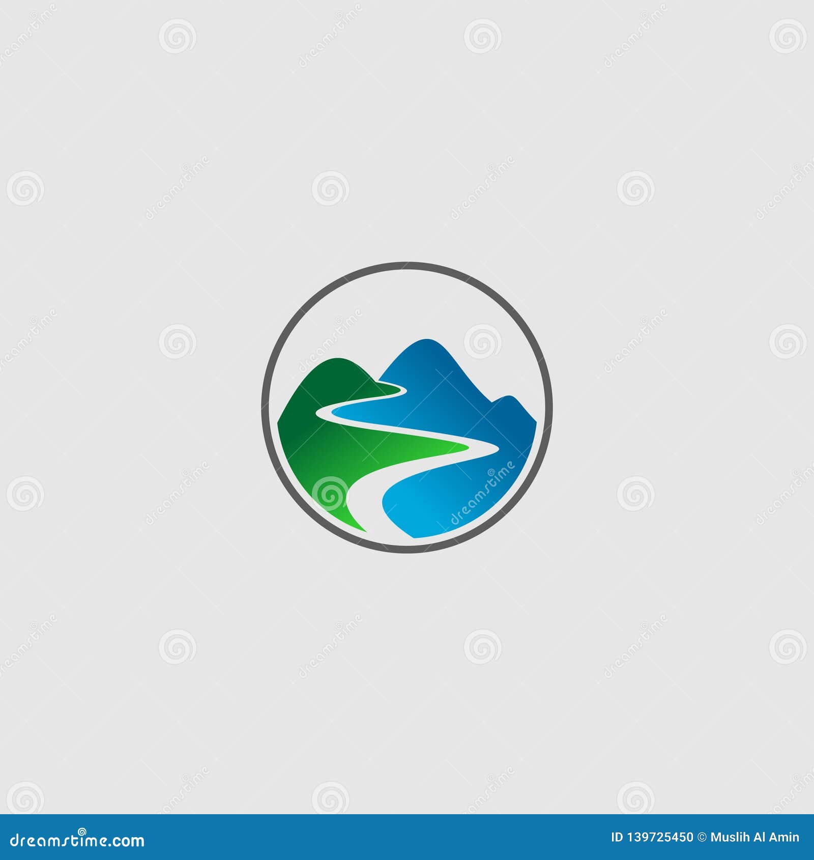 Spring water logo design stock vector. Illustration of logotype - 139725450