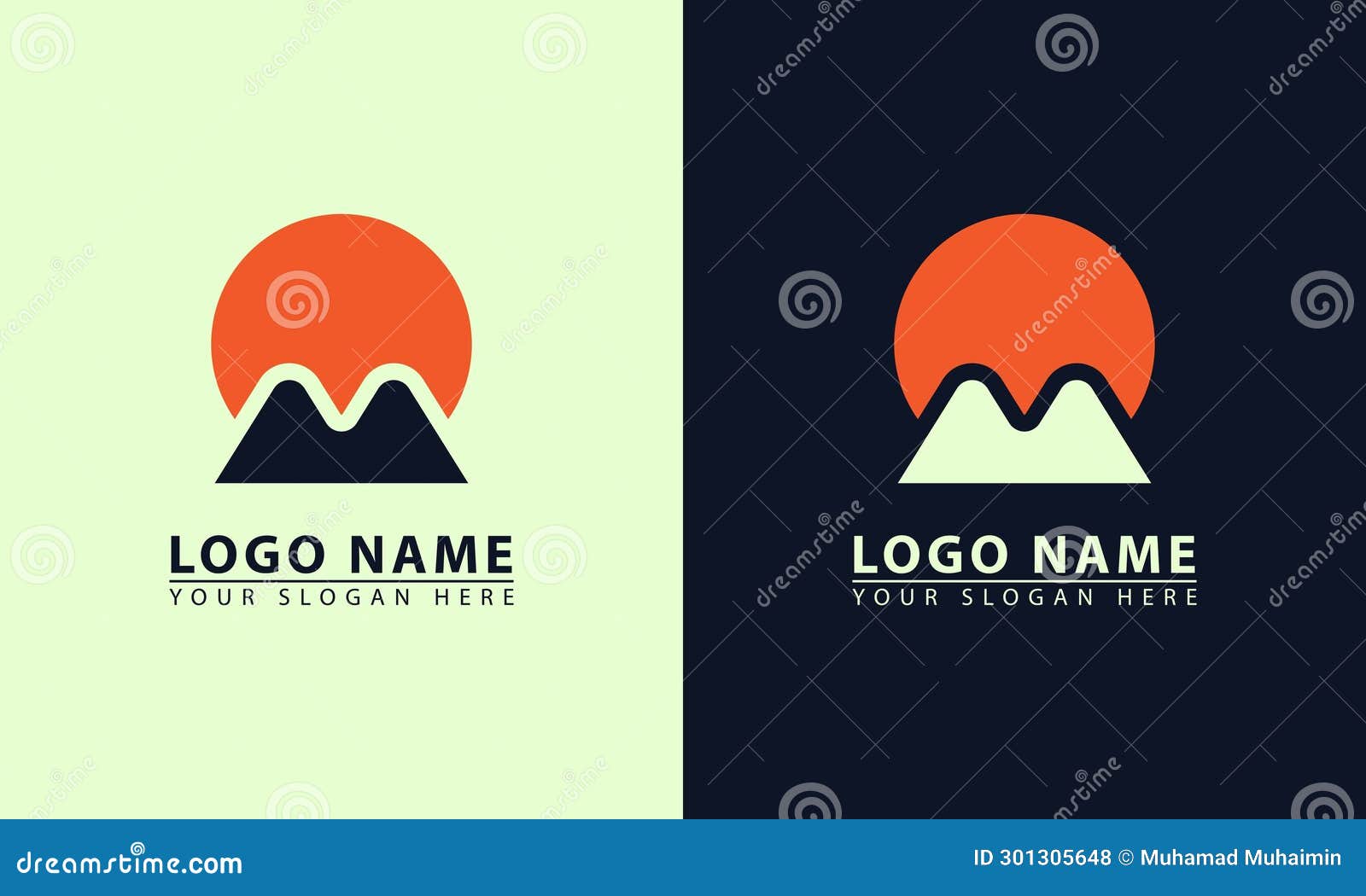 Mountain Adventurer Icon Logo. Mountain Adventurer Flat Design Vector ...