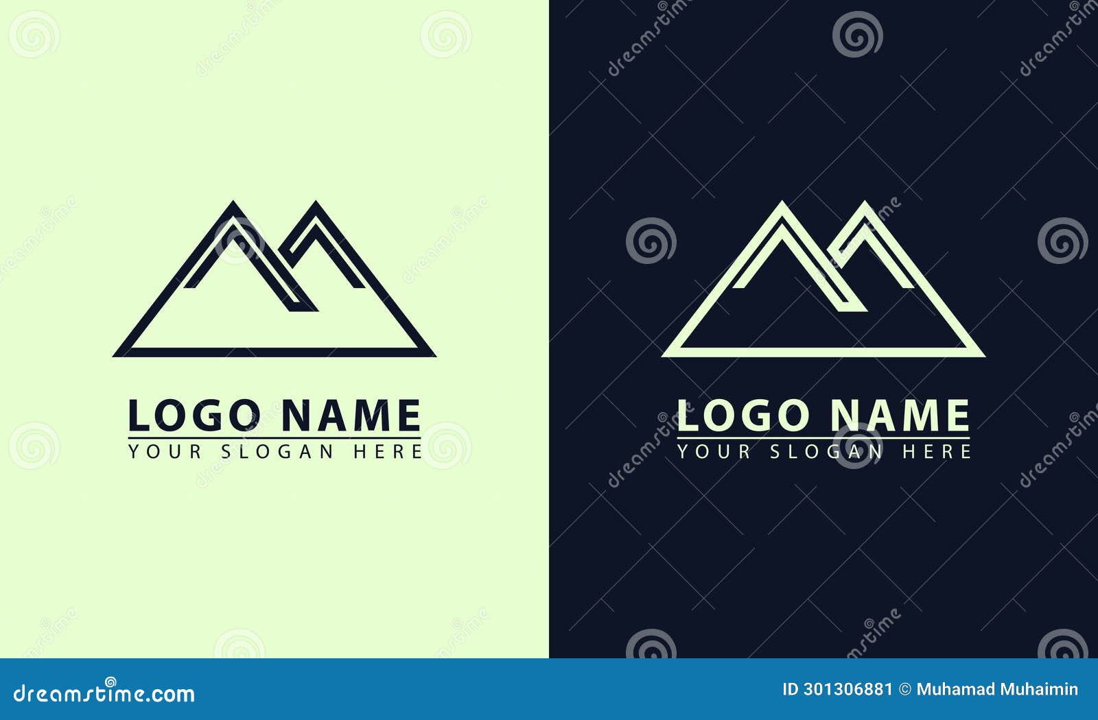 Mountain Adventurer Icon Logo. Mountain Adventurer Flat Design Vector ...